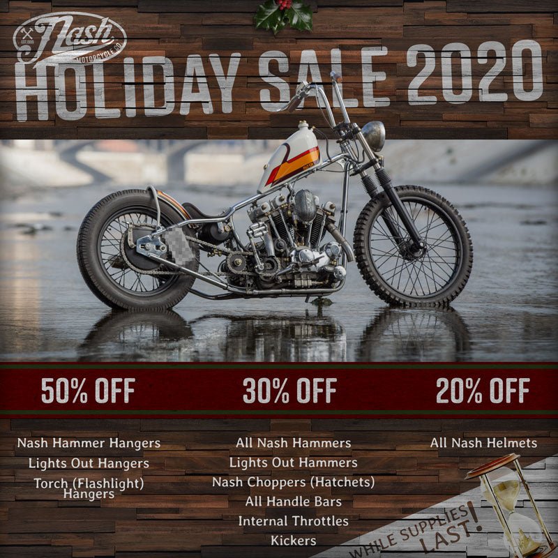 Nash Holiday 2020 Sale | Nash Motorcycle Co.