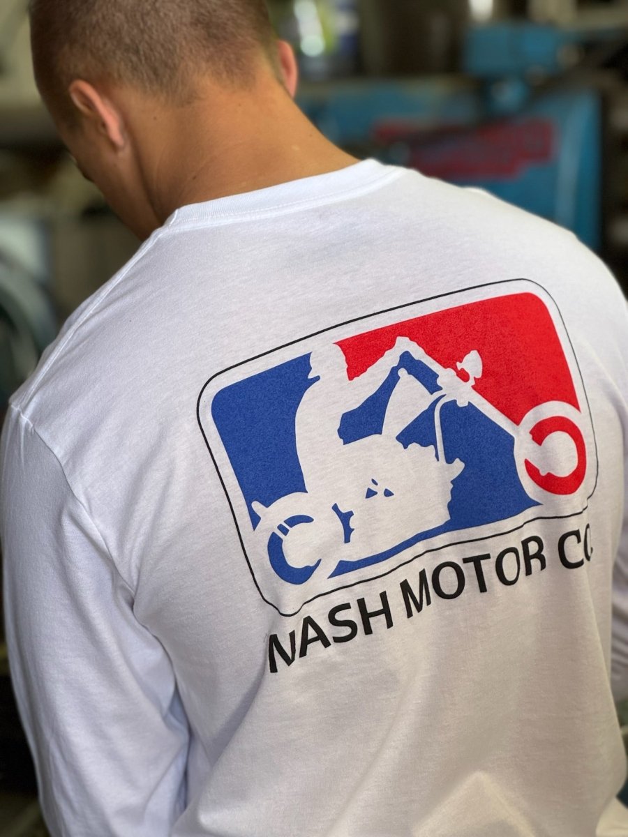 Helmet L/S Premium T-Shirt | Nash Motorcycle Co.