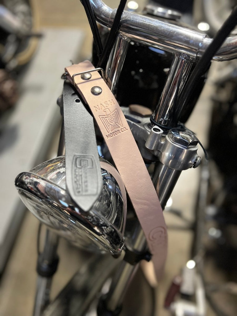 NEW!!! "Choppers" U.S. made leather belts - Nash Motorcycle X Choppers